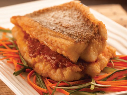 205-Spicy Stuffed Fried Fish By Chef Mehboob - Eva Kitchen